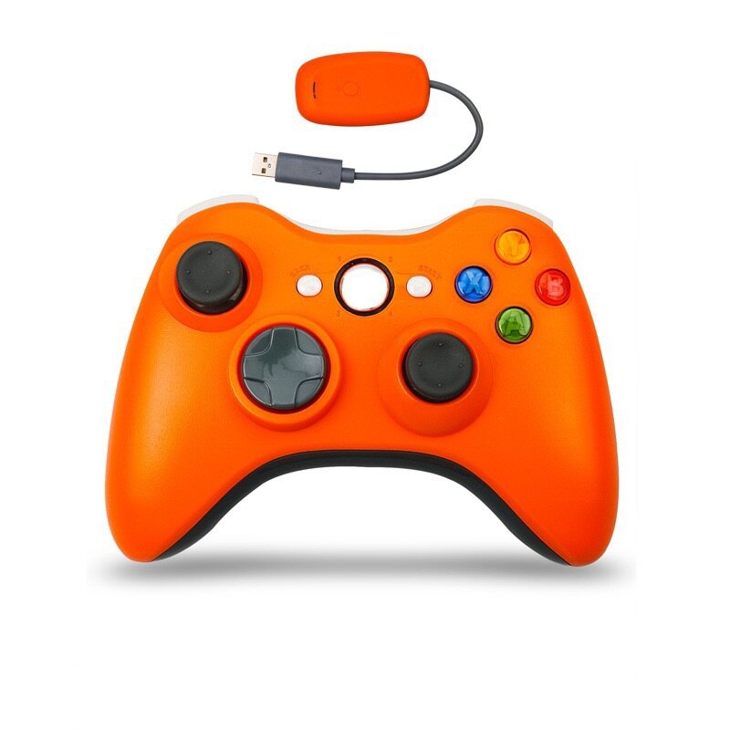 Беспроводной игровой контроллер XBOX360 с 2.4g беспроводным приемником для ПК/компьютера, контроллер с вибрацией для игр PC360
