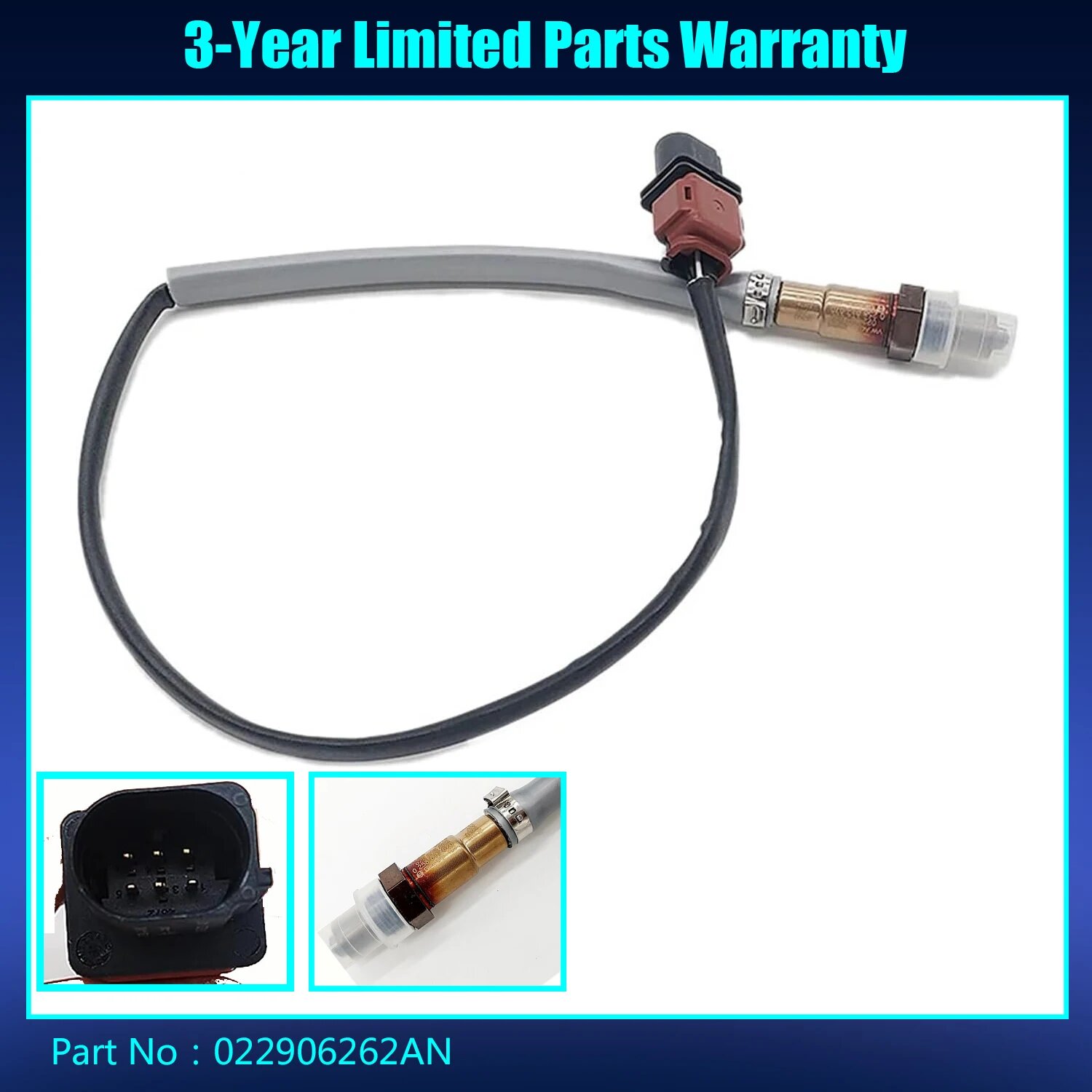 Новый задний лямбда-зонд O2, датчик кислорода 0258006895 для VW PASSAT CC R36 Skoda SUPERB 3,2 3,6 FSI 2005-2015 022906262BR