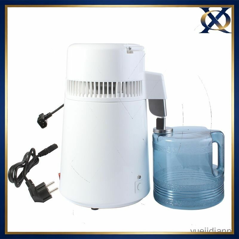 Дистиллятор чистой воды, 4L Стоматологическая дистиллированная вода, электрическая очиститель из нержавеющей стали