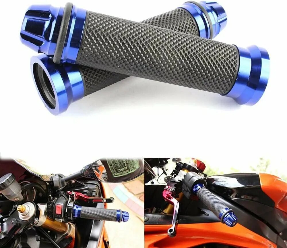 Грипсы для мотоцикла с грузиками на скутер на мопед альфа, дельта, racer