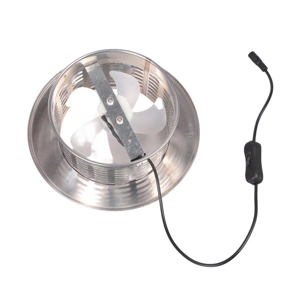 Вытяжной Вентилятор на крыше диаметром 160 мм из нержавеющей Стали 12V Включает Переключатели для Вентиляции Ванной Комнаты и кухни, Эффективного Удаления влаги, Пара и запаха