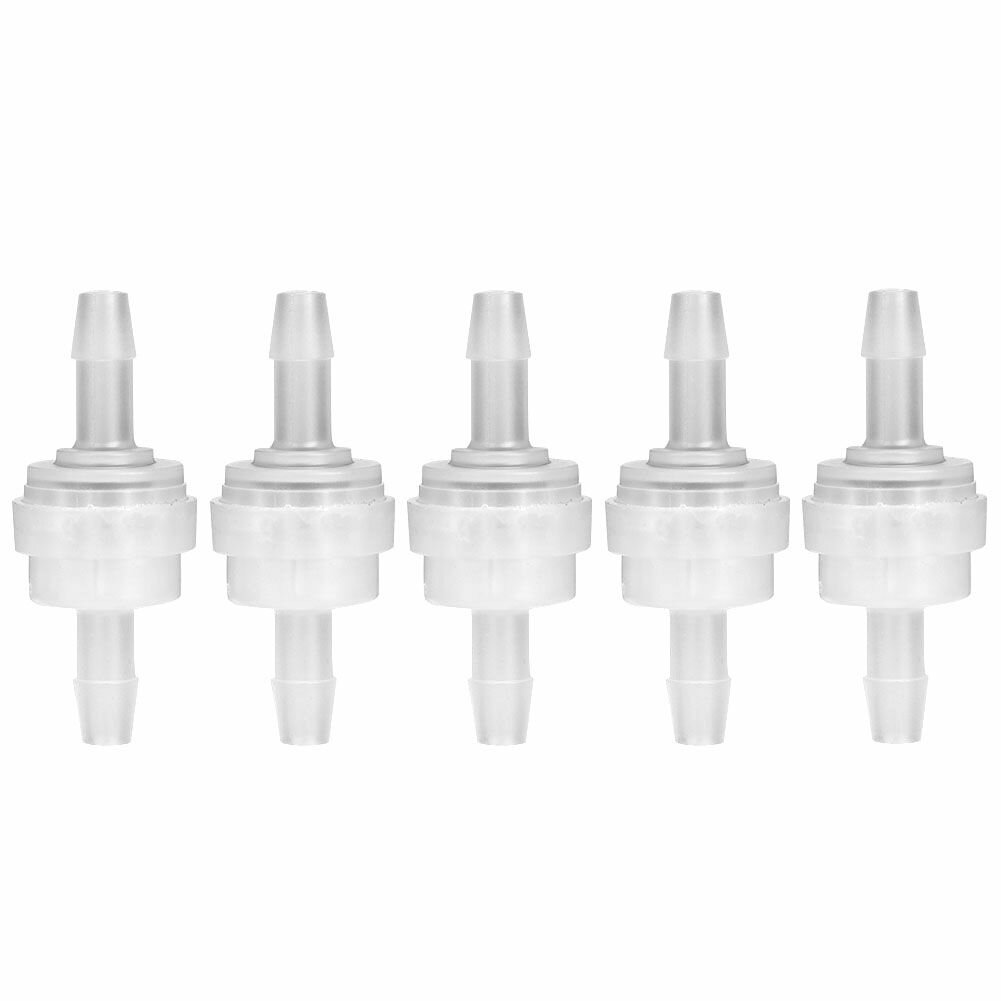 Пять упаковок пластикового обратного клапана из фторкаучука, запорный клапан для воды, устойчивость к озону и коррозии 5 мм