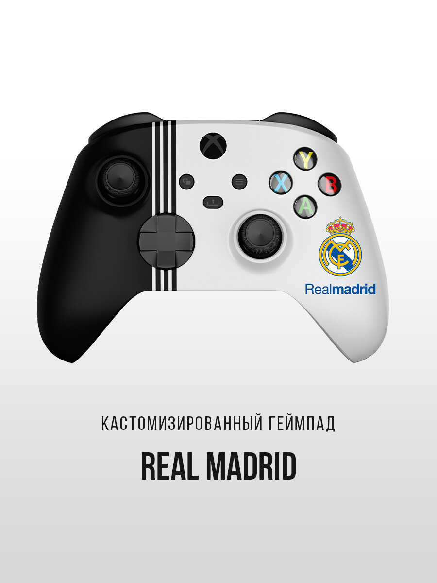 Кастомизированный беспроводной геймпад XBox series XS "Реал" от RAINBO
