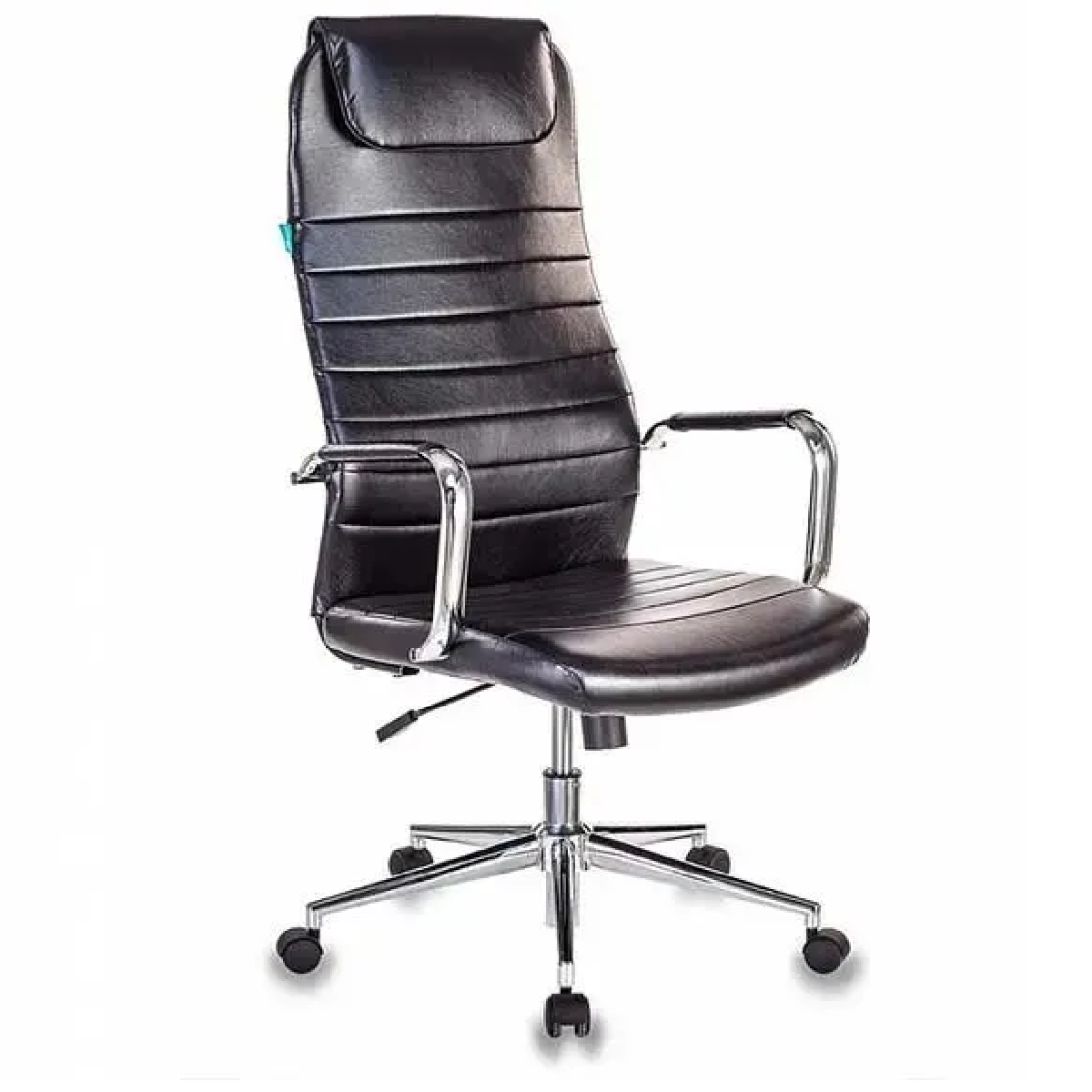 Кресло офисное Бюрократ KB-9N/ECO на колесиках, экокожа, черный