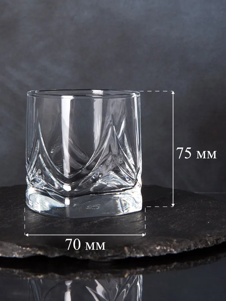 Набор стаканов Pasabahce "Triumph" для виски, воды, 200 мл, стекло, 6 шт