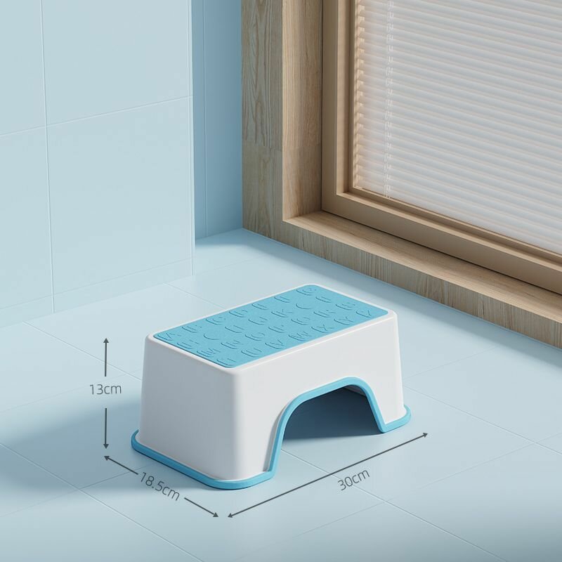 Детский стул. Табурет для ног в ванной комнате-Нескользящий утолщенный стул для ног