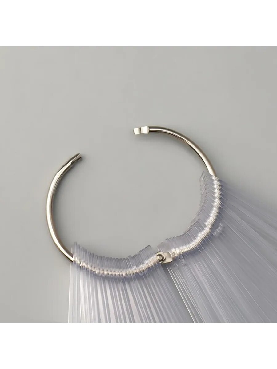 Палитра для лаков на кольце, 50 шт, прозрачная