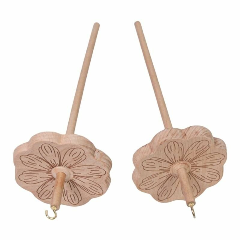 Деревянная прялка для рук, 2 шт.