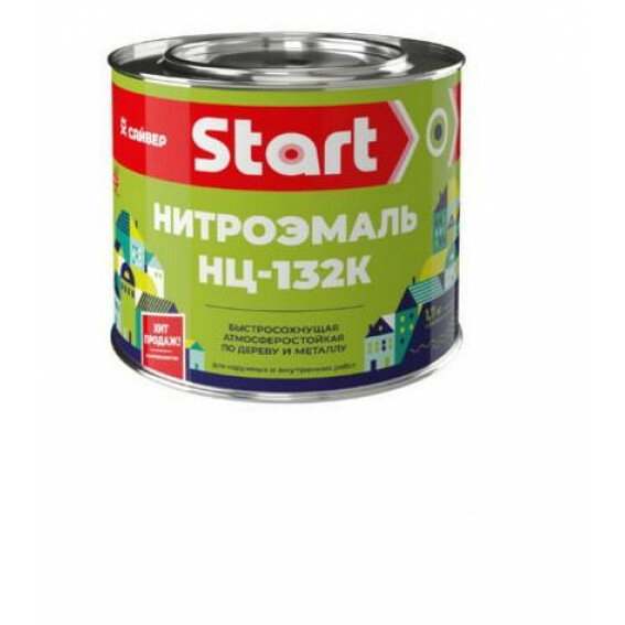 Эмаль НЦ-132К START БЕЛ 1.7КГ сайвер