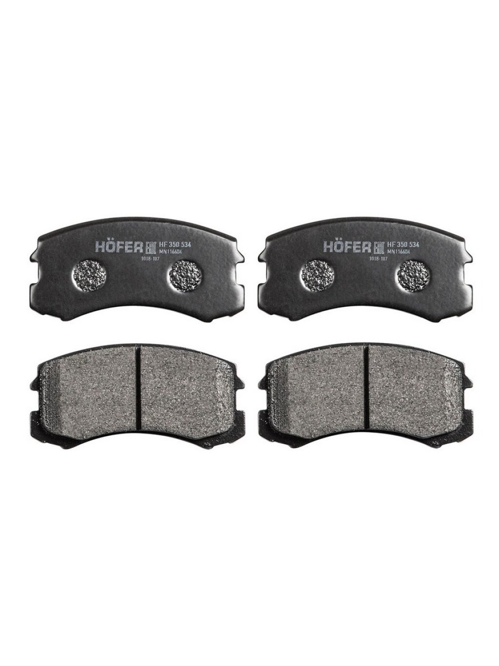 Колодки тормозные Hofer HF 350 534