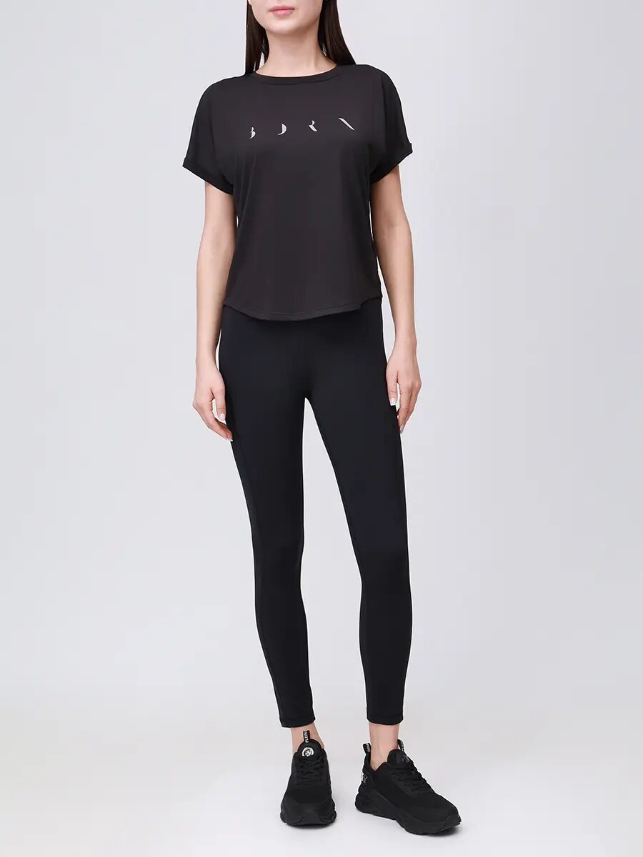 Футболка спортивная BORN, размер 40, черный — фото 1