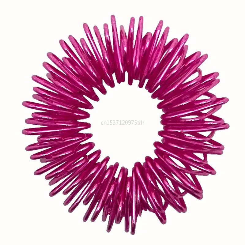 MOONBIFFY Акупрессорные кольца для пальцев Фиолетовый, rose red