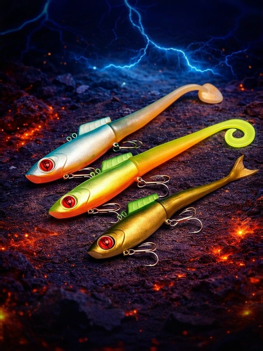 Воблер "Nami Evolution" (Нами Эволюшэн) Fish Games виб для ловли хищной рыбы, длина 65+мм, 38г — фото 1
