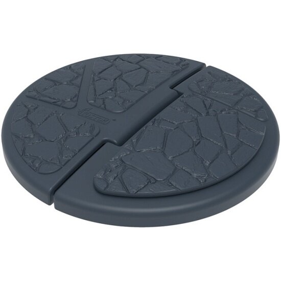 Крышка колодца "rostok" складная графит