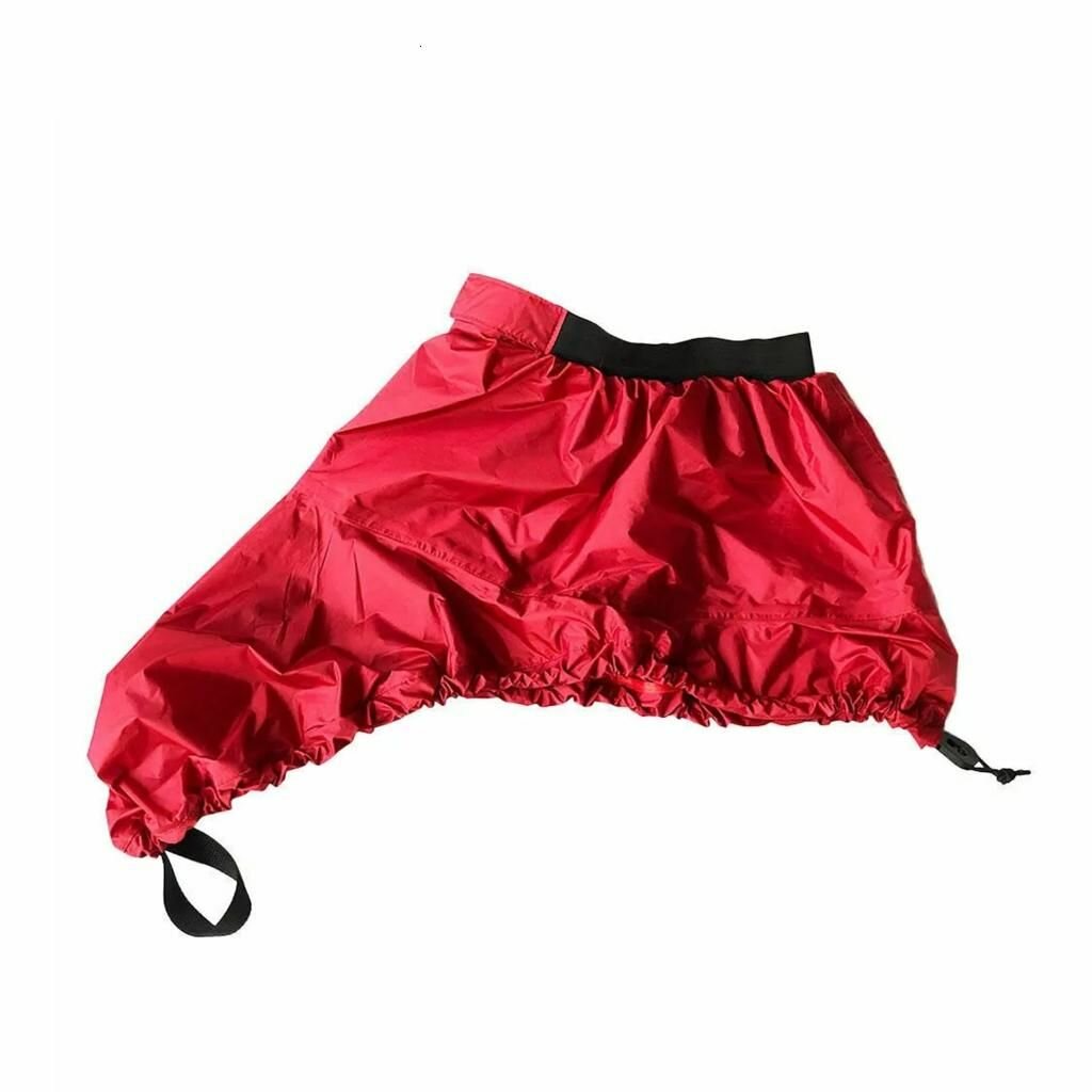Универсальная водонепроницаемая юбка для каяка, красный - S