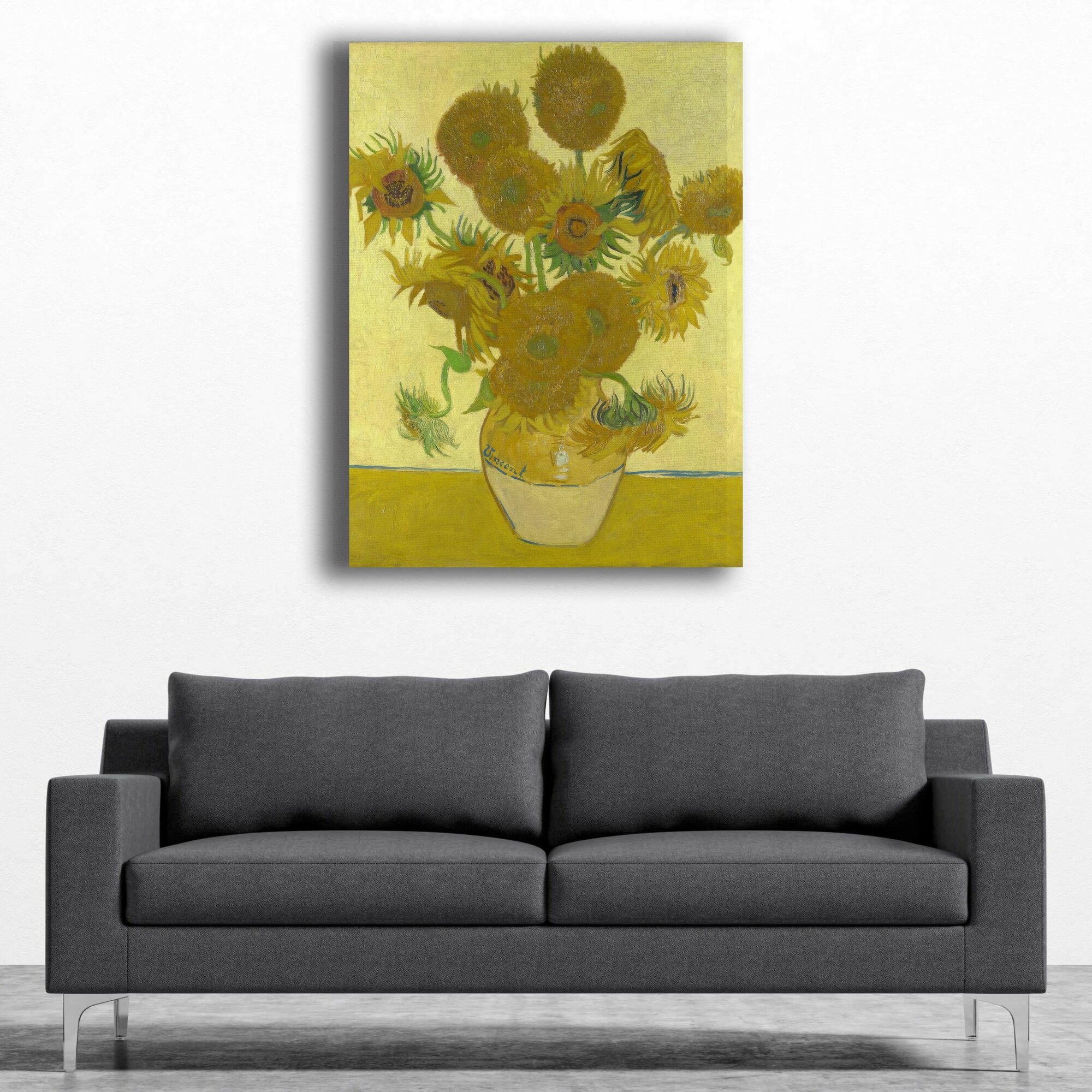 Картина на холсте Подсолнухи Винсент Ван Гог 40*60