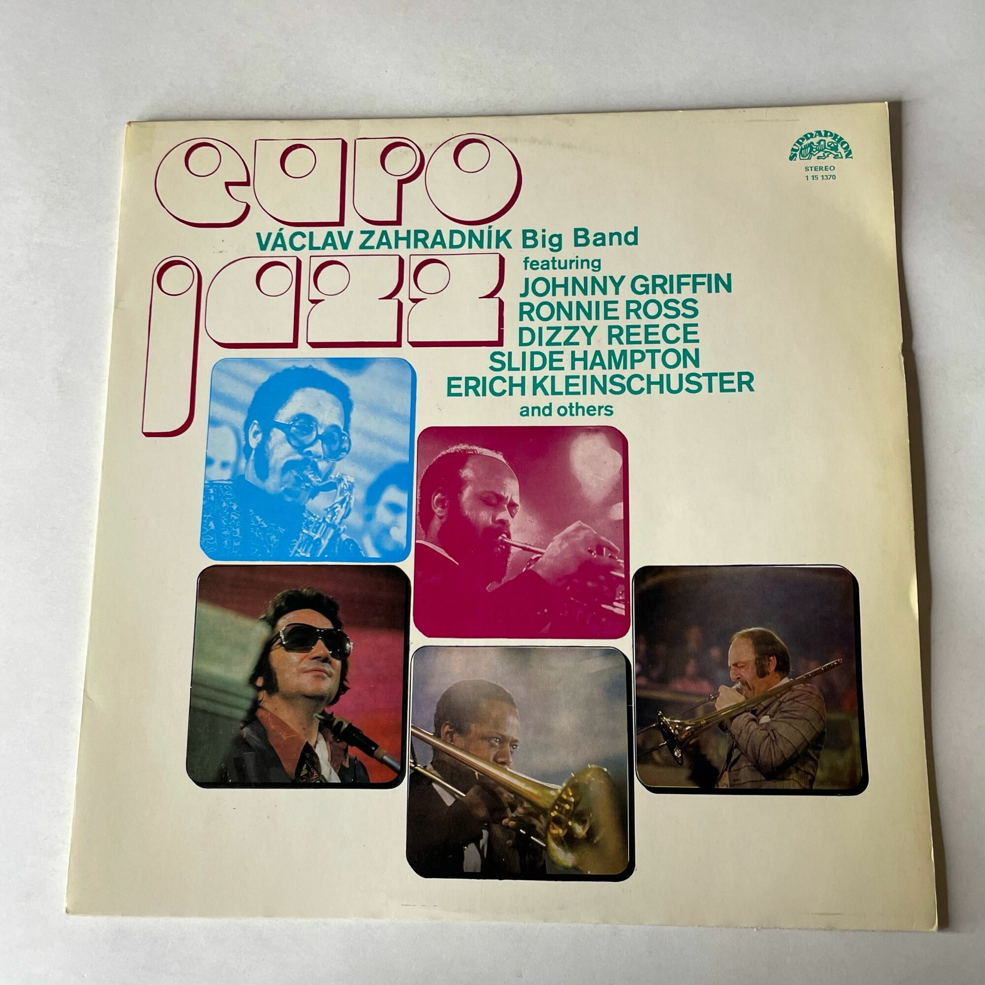Винтажная виниловая пластинка LP Вацлав Заградник, Vaclav Zahradn k Big Band, Euro Jazz (Чехословакия 1975)