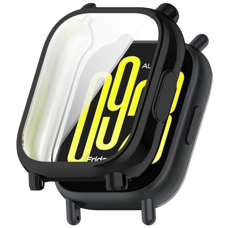 Smartwatch Protective Glass & Case 27mm, black