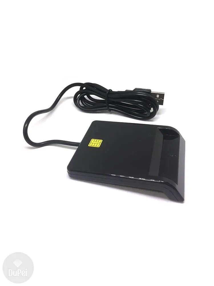 Устройство чтения карт памяти Espada Smartread, USB Считыватель SIM и пластиковых смарт-карт, черный