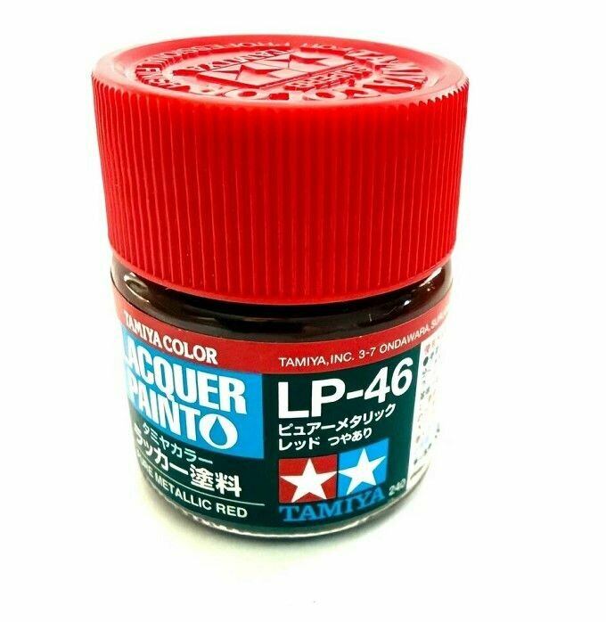 Краска лаковая 82146 LP-46 Pure Metallic Red (Tamiya) (10ml)