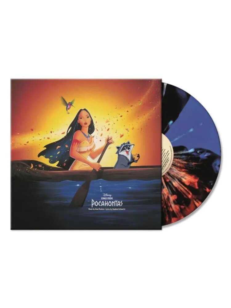 Виниловая Пластинка Alan Menken, Stephen Schwartz - Songs from Pocahontas, Limited Edition, Kaleidoscope Sunset Splatter