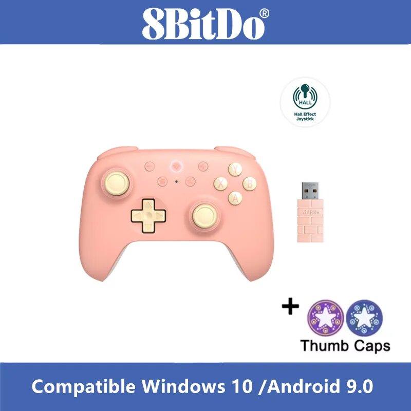 8BitDo Ultimate 2C геймпад, розовый, 2.4G