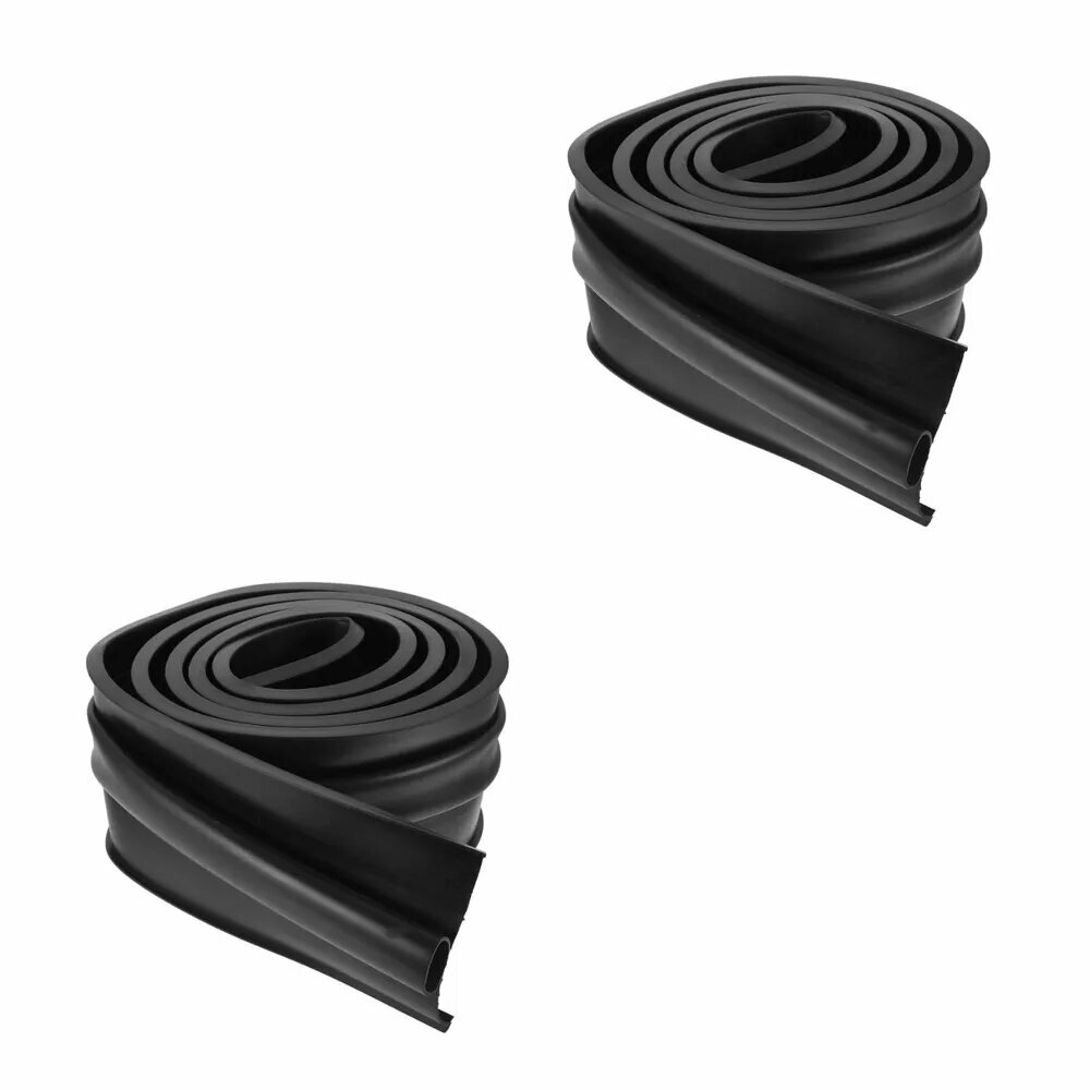 Резиновый уплотнитель для нижней части гаражной двери, черный, 2 м, для дома