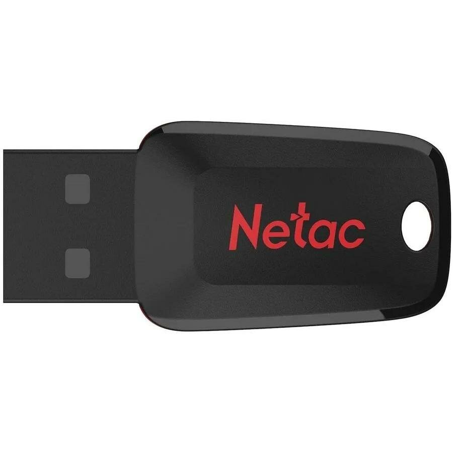 Флешка 128GB Netac U197 USB 2.0 красно-черная NT03U197N-128G-20BK