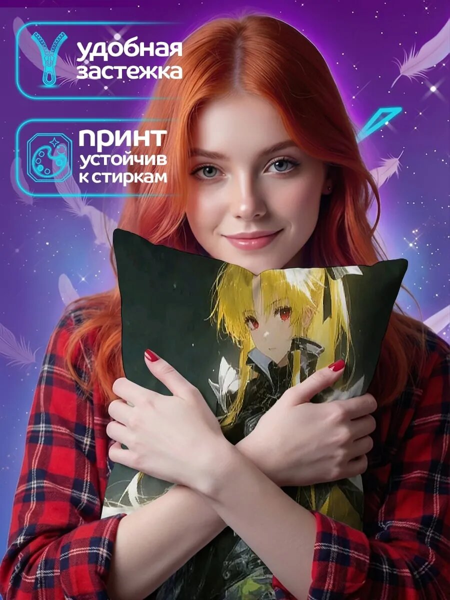 Подушка дакимакура Девушка с мечом — фото 1