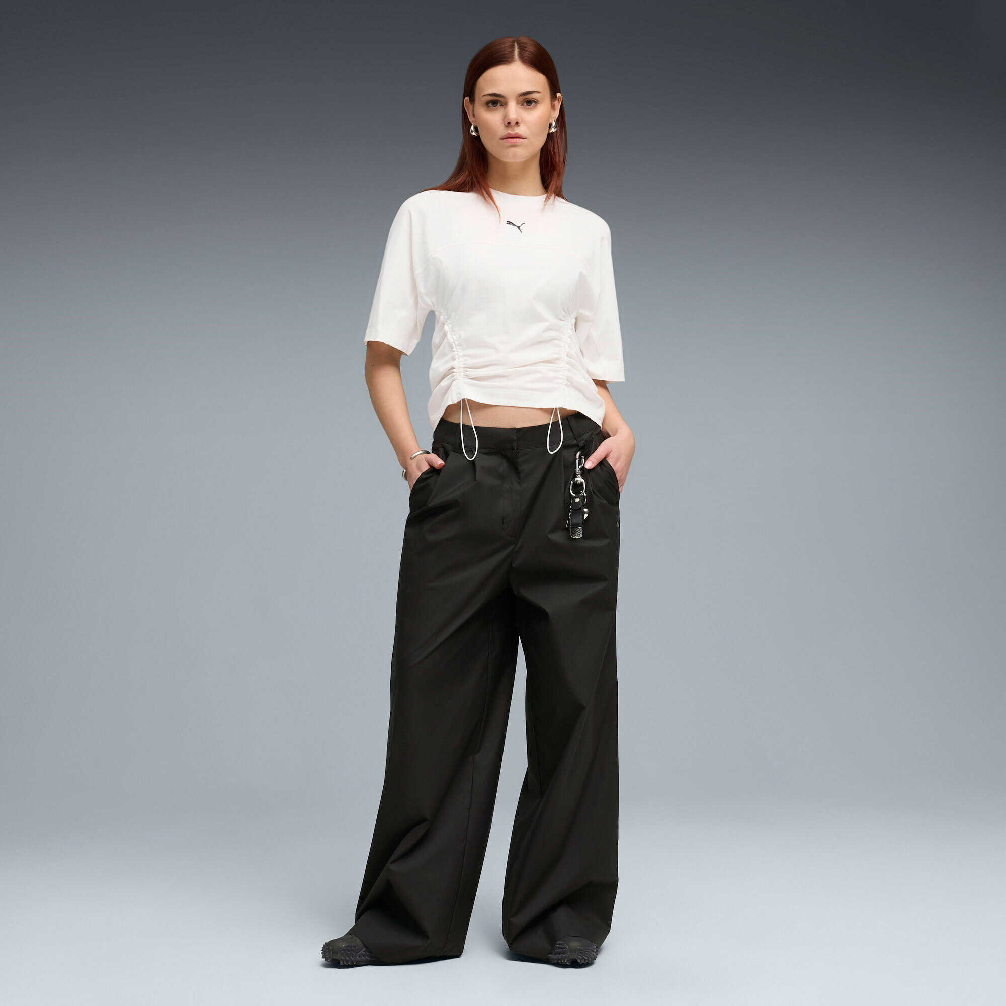 Брюки PUMA PUMATECH SENSE Woven Pants, размер S, черный — фото 1
