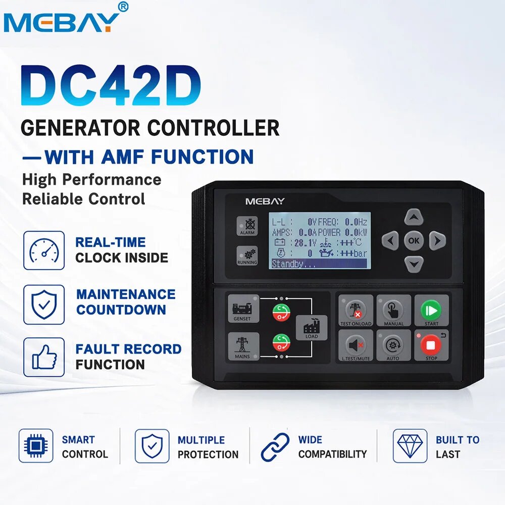 Контроллер MeBay DC42D MK3 для дизельных генераторов