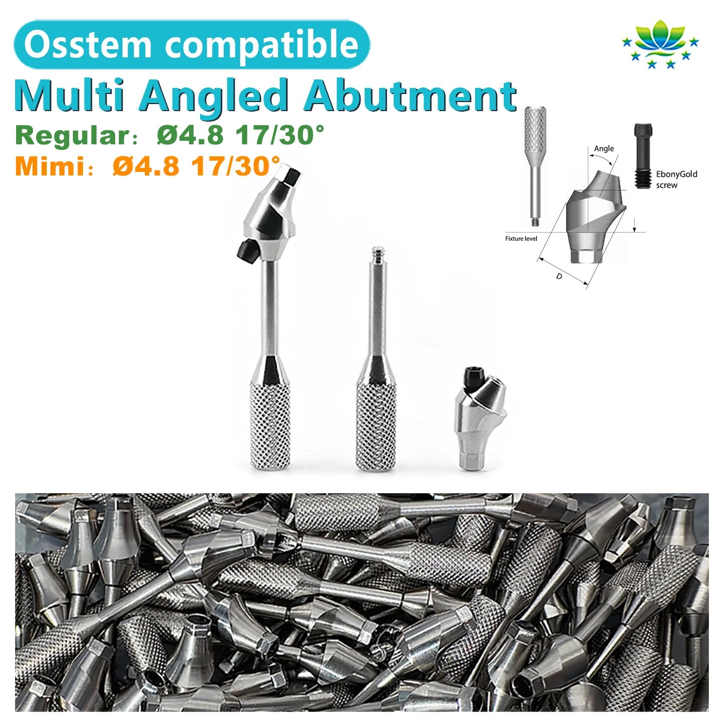 Абатмент Osstem Multi Angled GS30MAS4840, 30° — фото 1