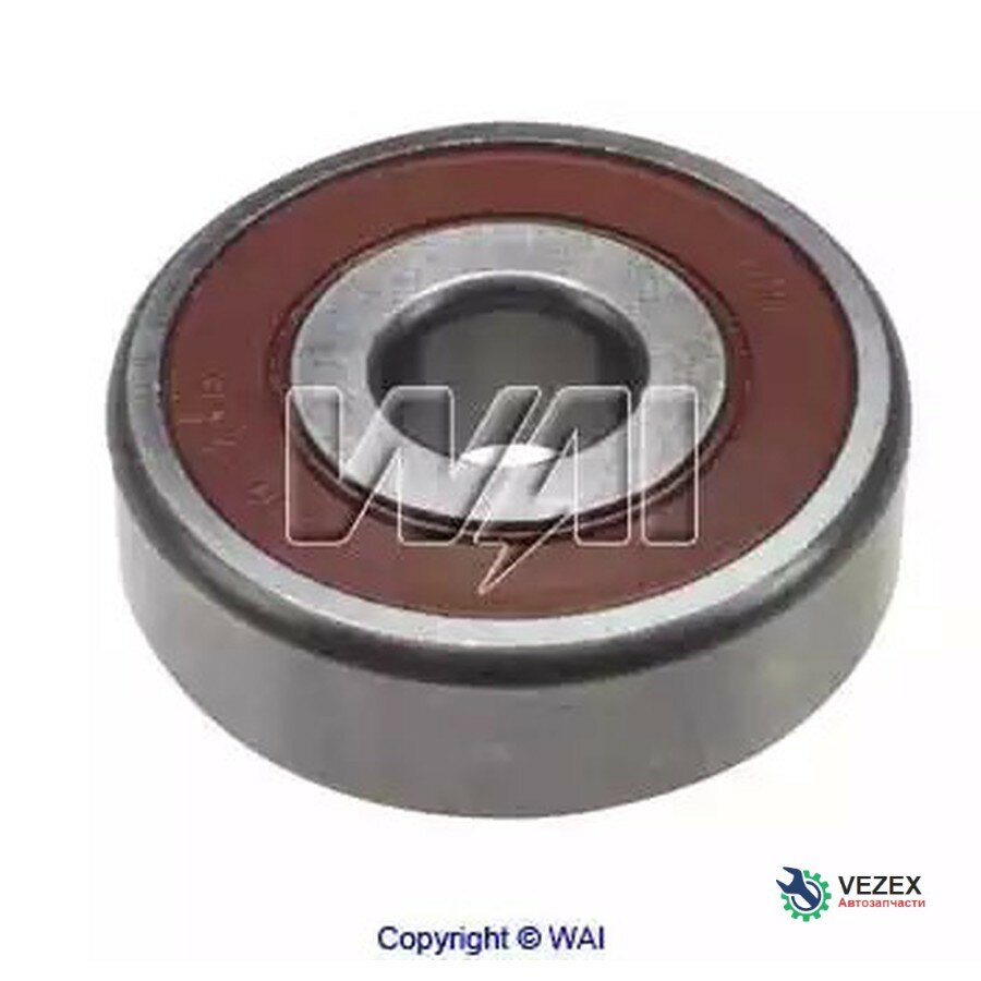 WAI 10-3041-4W подшипник генератора! Denso 15x52x16\ Toyota Corolla/Carina/Camry