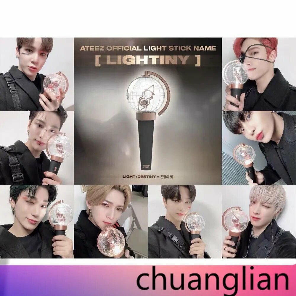 Лайтстик ATEEZ земной шар лайстик k-pop стрей кидс lightstick кпоп с карточками