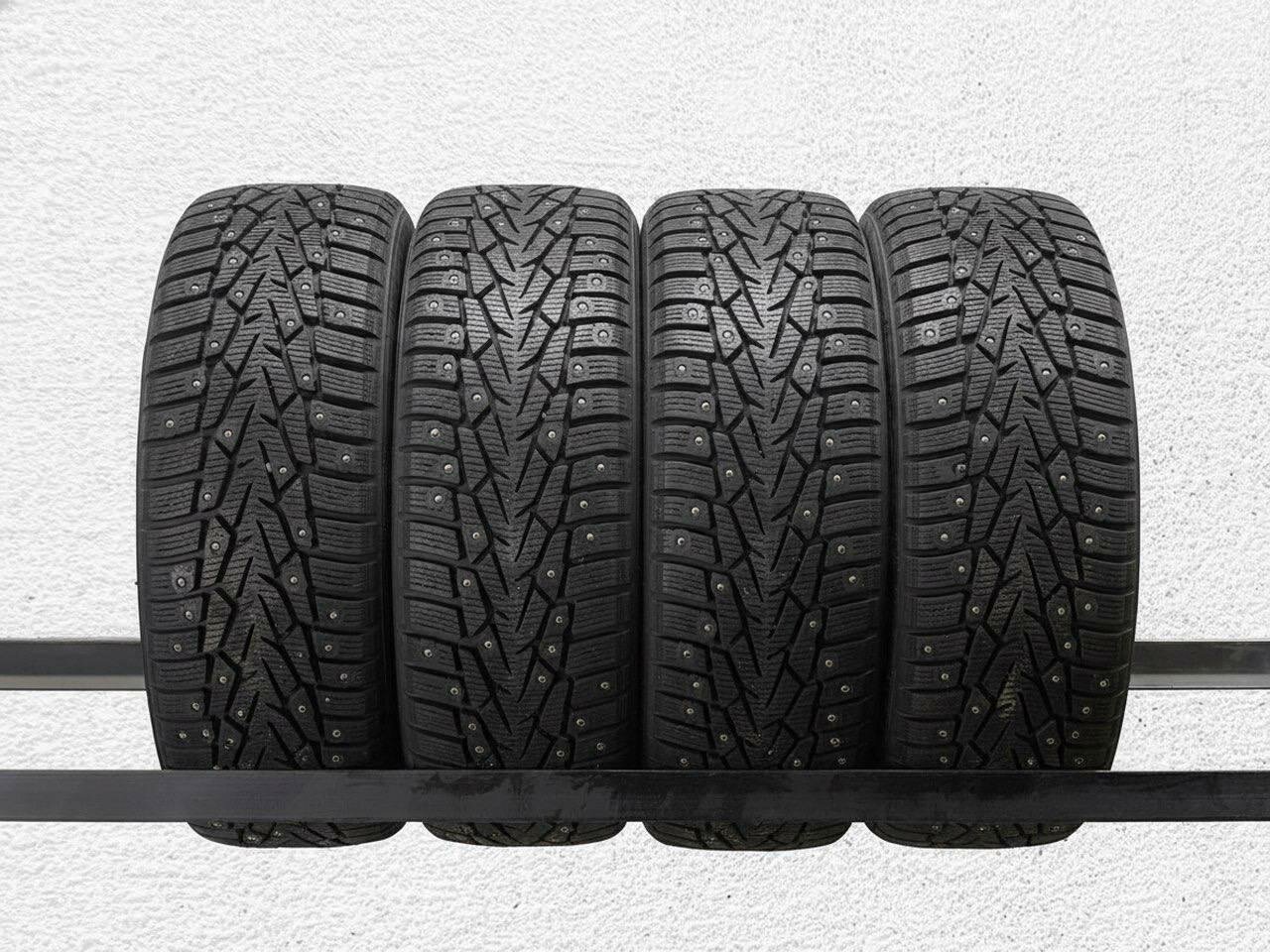 Комплект (4 шт) зимних БУ шин шипованные NOKIAN TYRES Nordman 7 205/55 R16 15.0% износ PT0009914 TSB050717