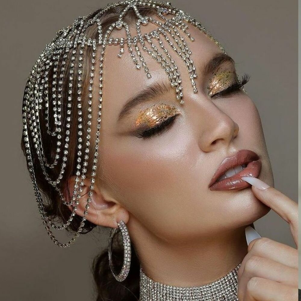 Лула для волос, Стразами