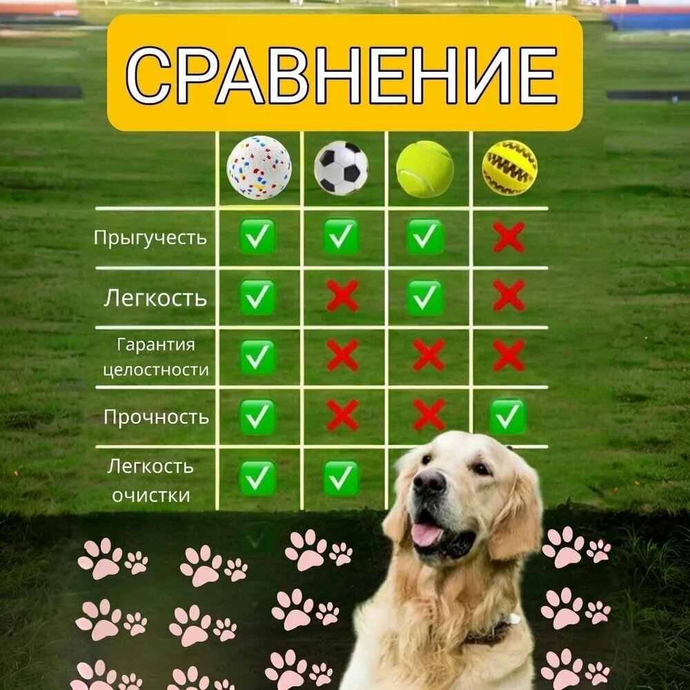 Суперпрочный мяч 8см — фото 1