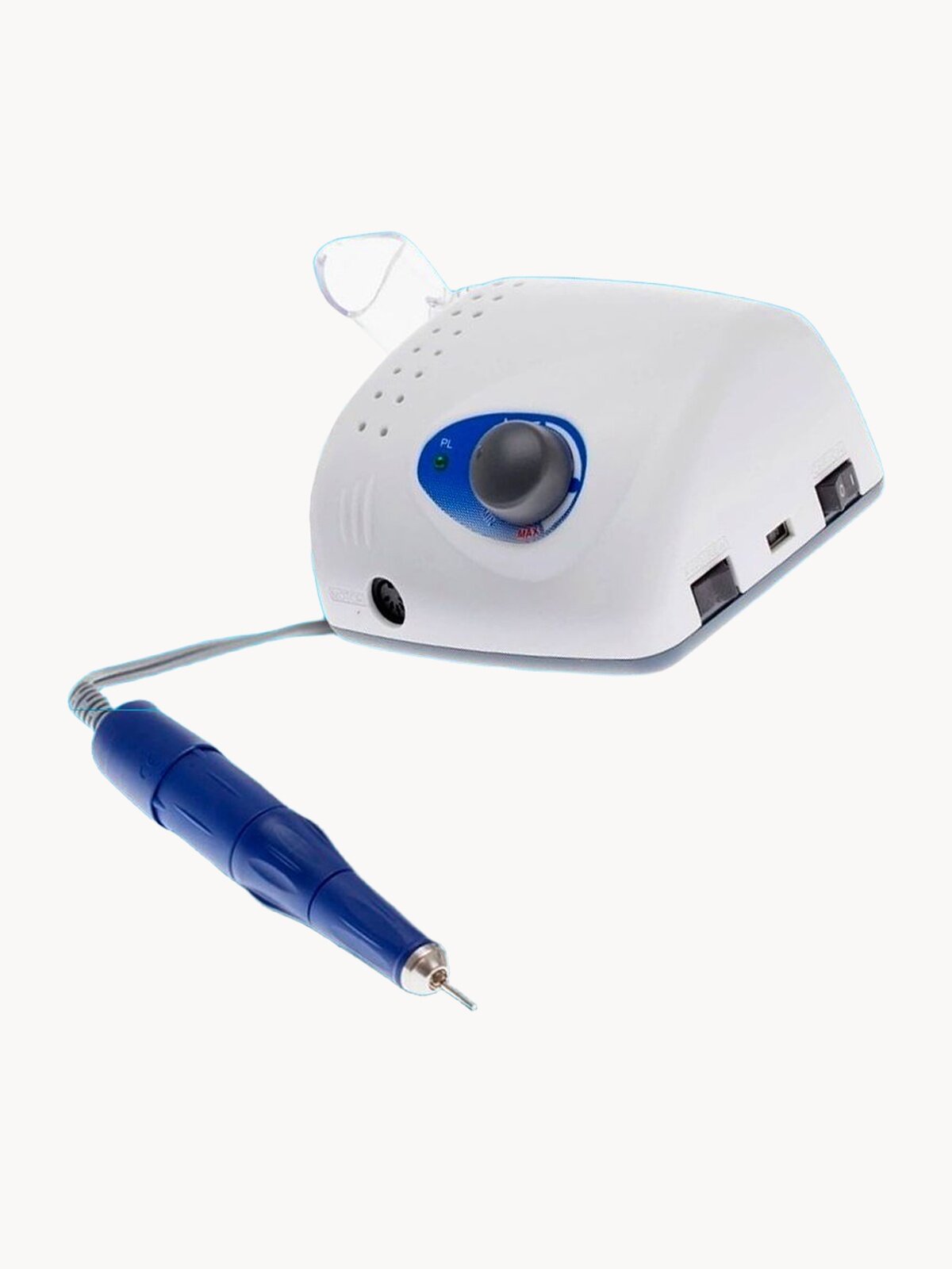 Аппарат для маникюра и педикюра Strong 210/105L, профессиональная машинка с ручкой-фрезером для маникюра ногтей