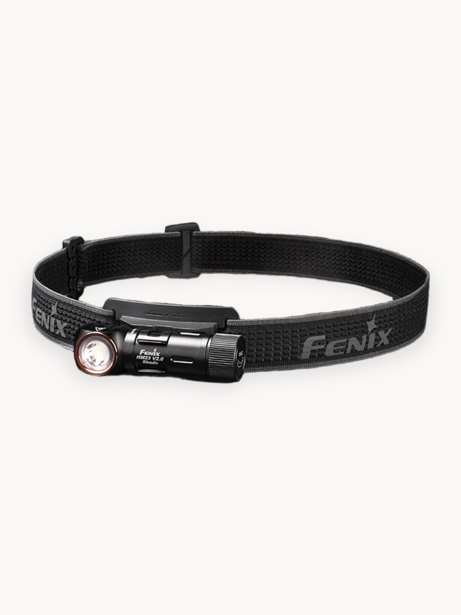 Фонарь налобный Fenix "HM23 V2.0", 300 лм, черный, алюминий, IP68