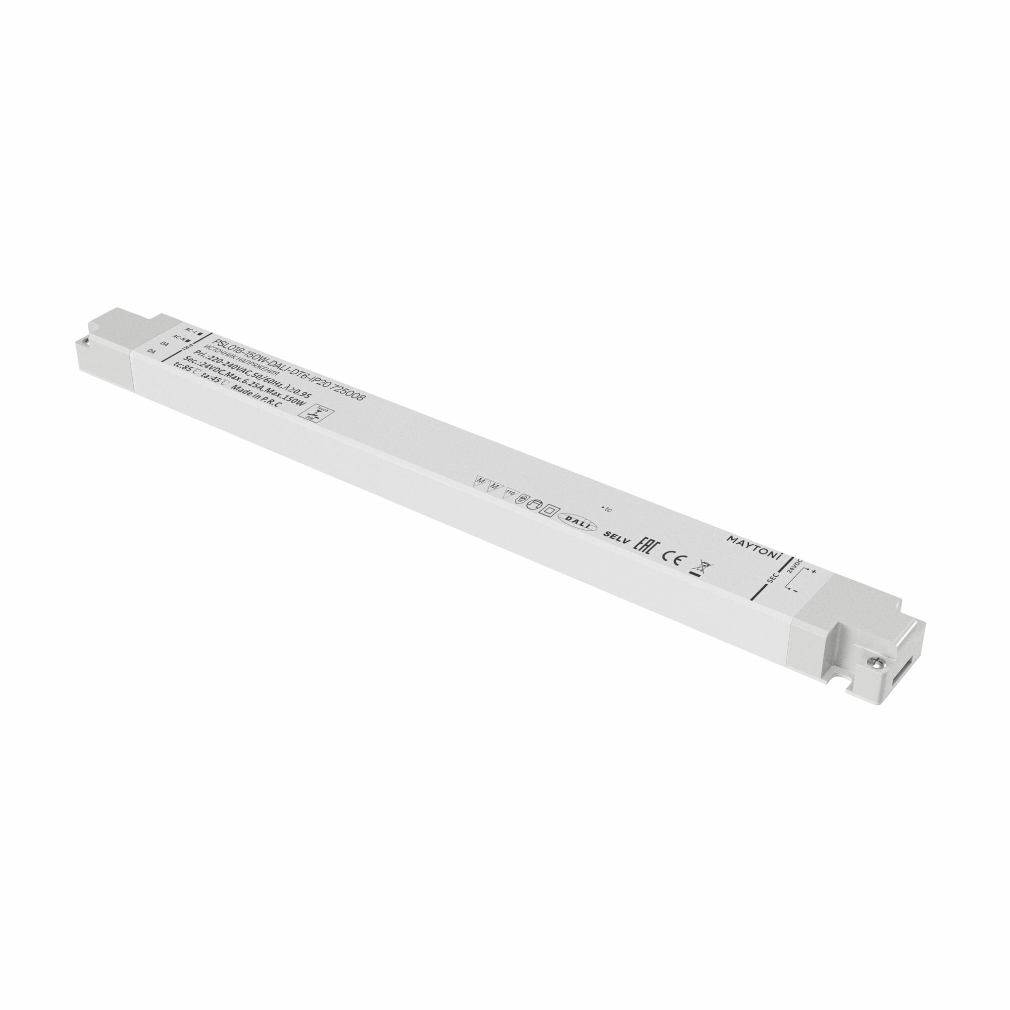 Источник напряжения Lighting Control Dali 150W AC 220-240 V 50/60 Hz цвет белый, арт. 725008