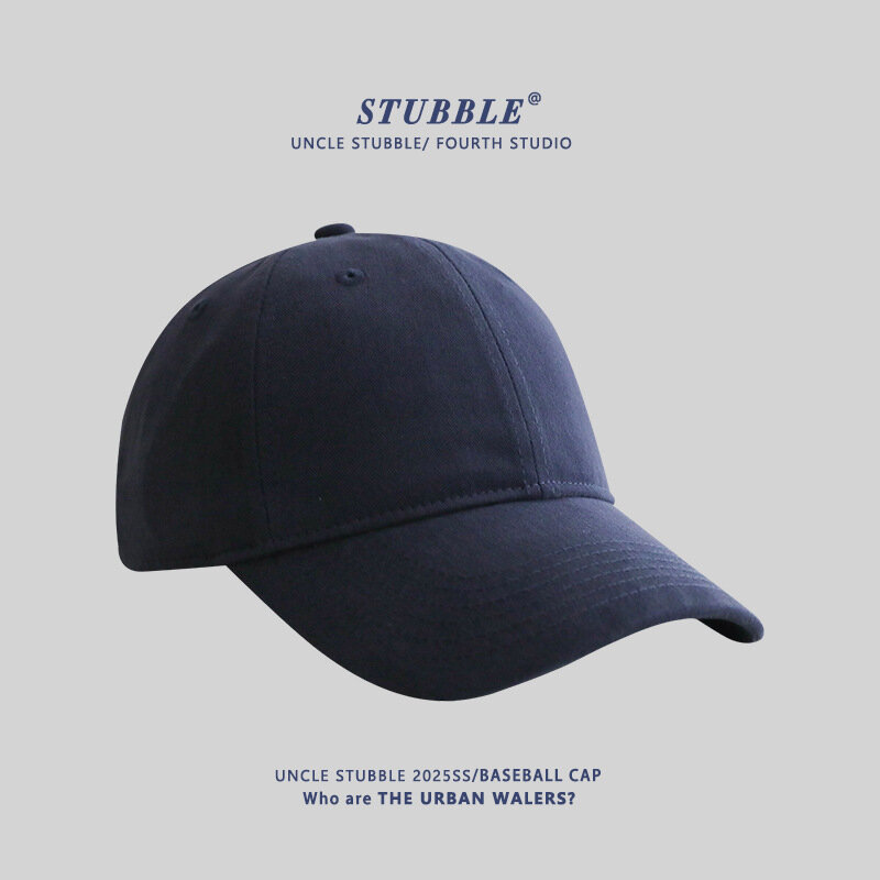 Однотонная бейсболка светлого цвета, более темная и широкая, чтобы показать лицо, маленькая шляпа, мужская и женская, простая и универсальная кепка-утконос