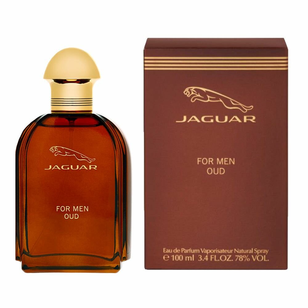 Парфюмерная вода мужская JAGUAR For Man Oud 100 мл. Фужерный, древесный аромат