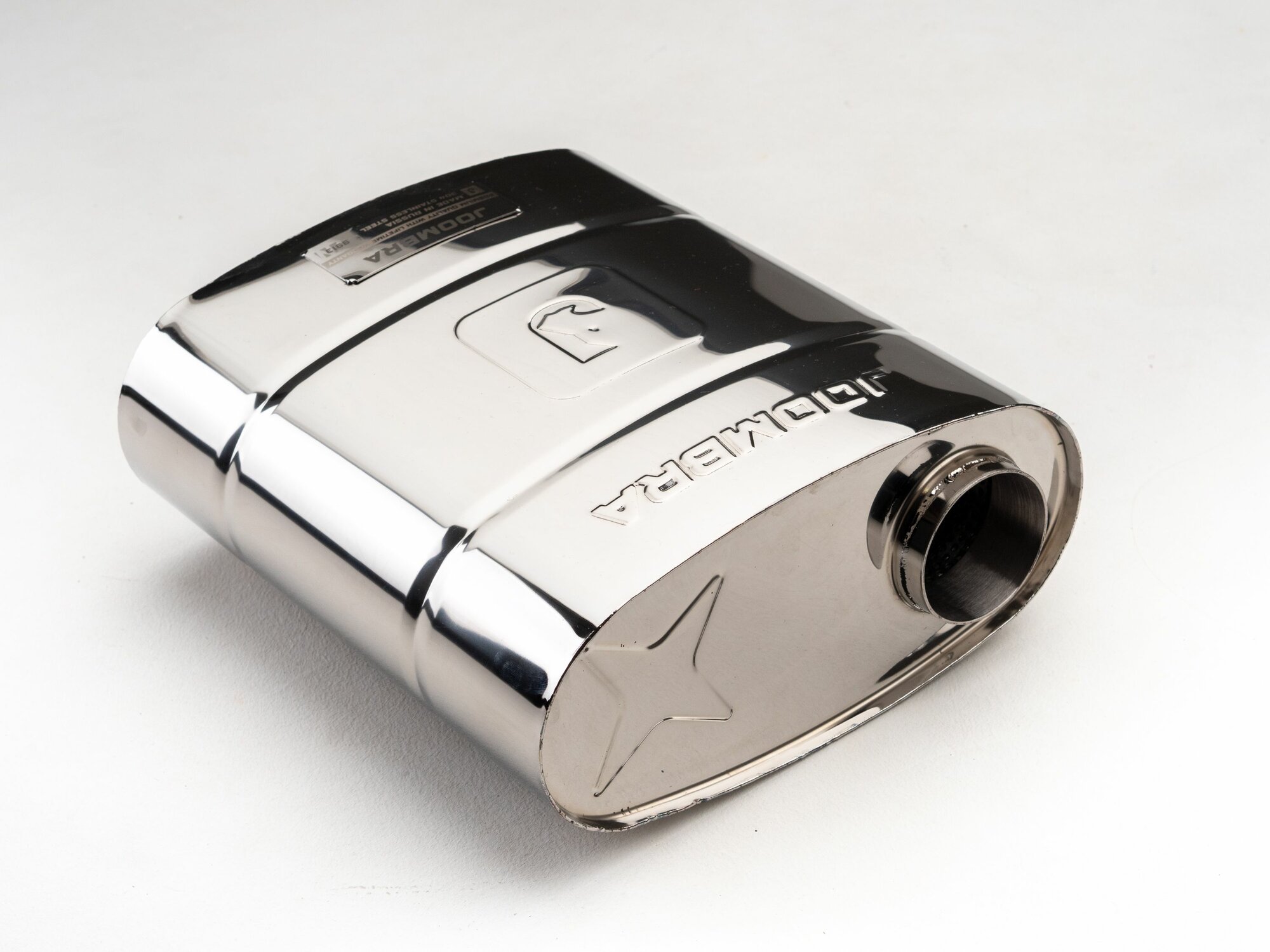 Глушитель Прямоточный Joombra 76 из Нержавеющей стали для выхлопной системы Автомобиля