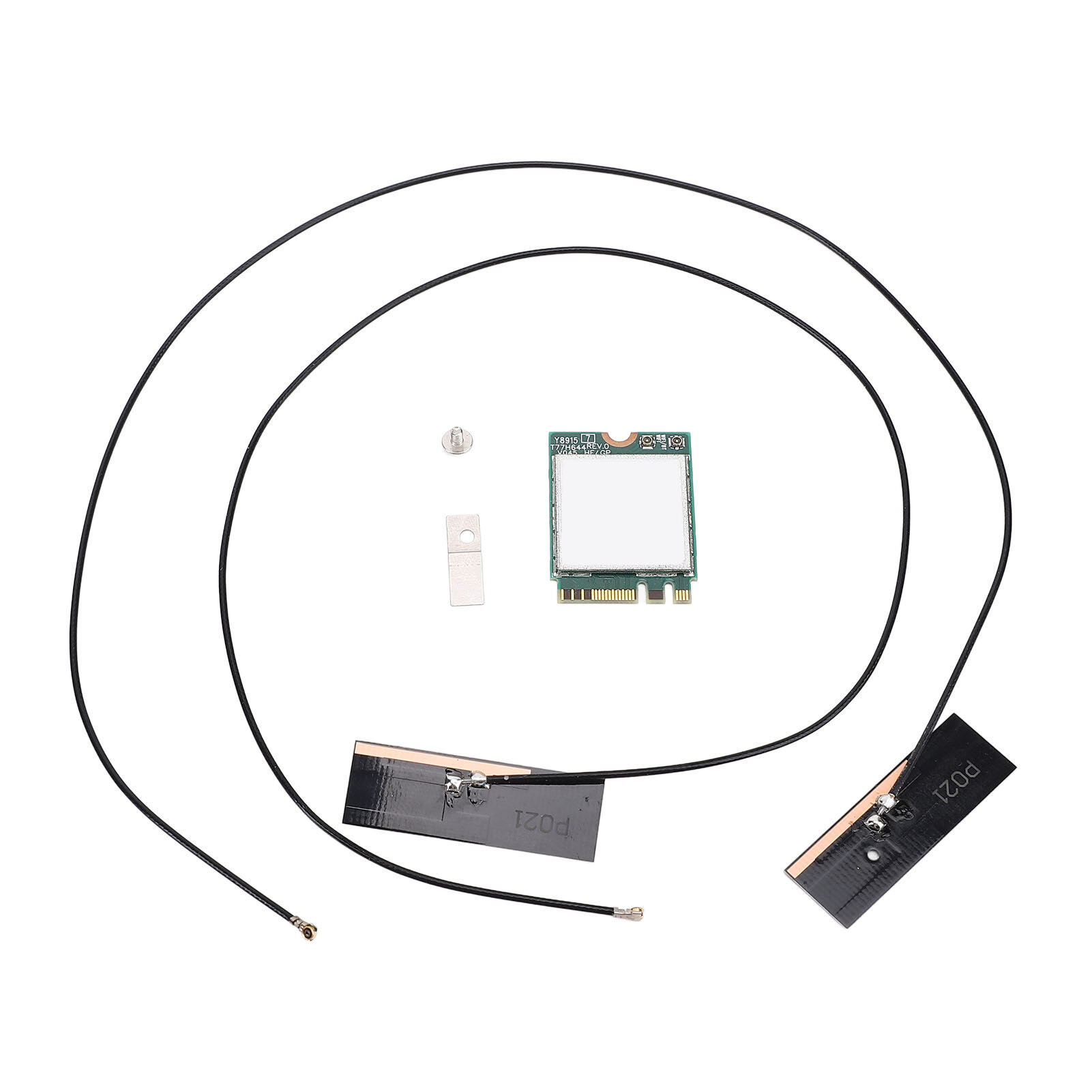 Wi-Fi карта 344 T77H644 WiFi5 с интерфейсом M.2, 1200 Мбит/с, модуль Wi-Fi на печатной плате для Windows 7, 8, 10, 11, со встроенными антеннами.