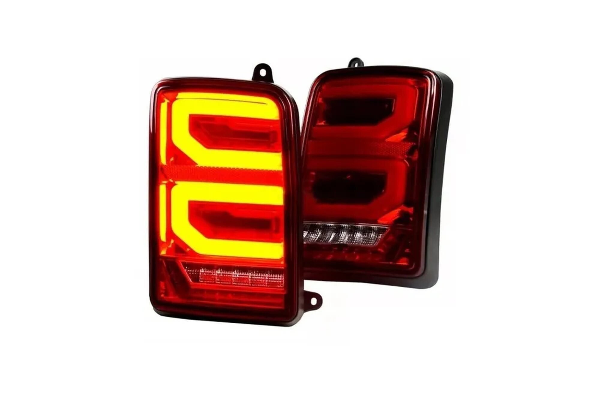 Тюнинг фонари задние LED светодиодные Нива / Нива Урбан Красные в стиле Range Rover (2 шт.) комплект.