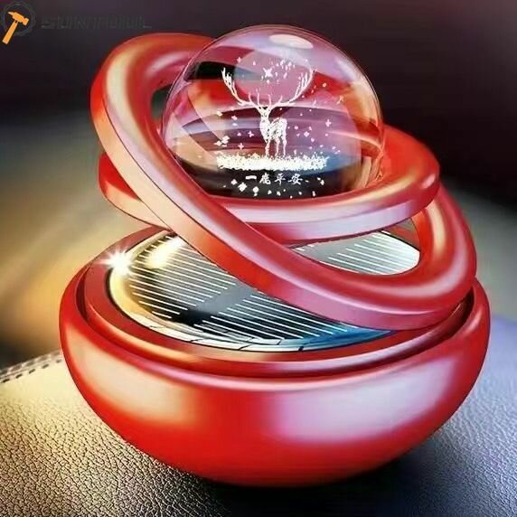 Аксессуар на панель/гравитационные кольца/вращается от солнца/Игрушка декоративная для авто