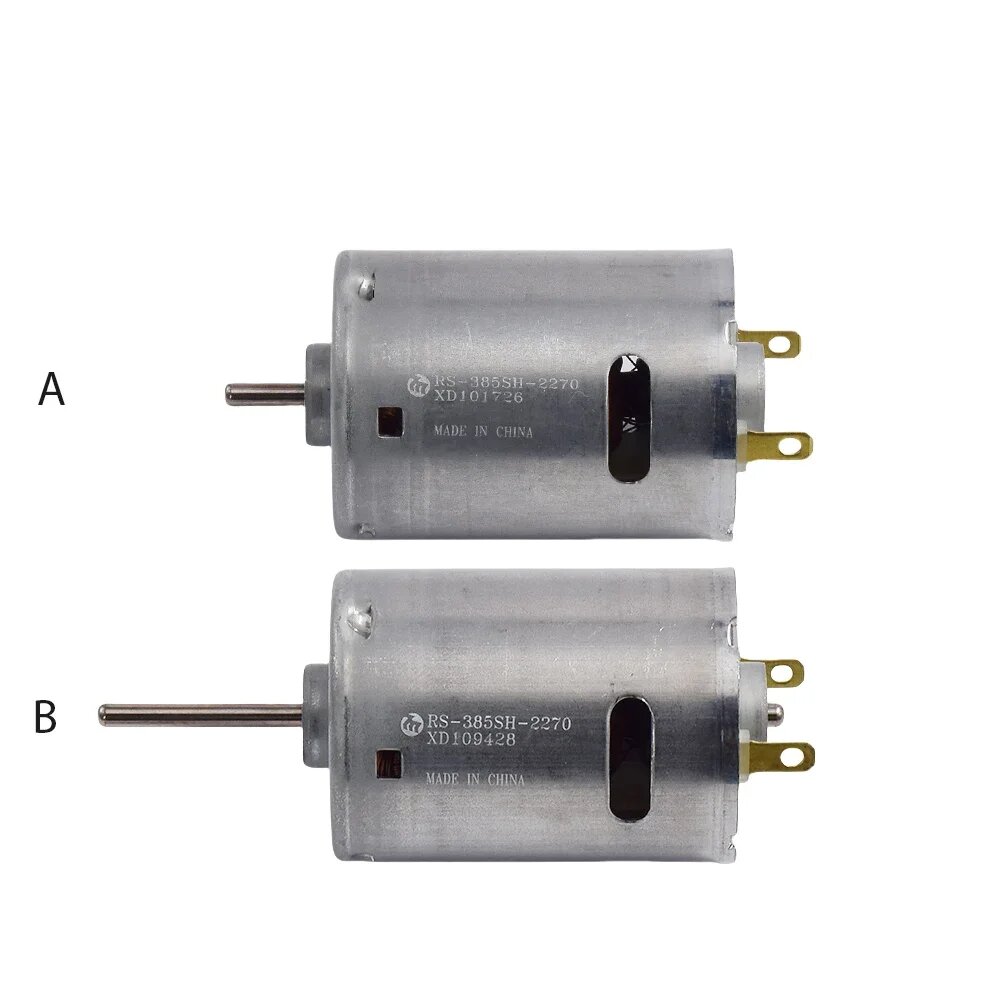 Мотор MABUCHI RS-385SH-2270 12В 10000 об/мин B Long Shaft Motor