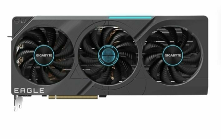 Видеокарта GIGABYTE GeForce RTX 4070 Ti EAGLE (GV-N407TEAGLE-12GD) - PCI-E 4.0, 12 ГБ, GDDR6X, 192 бит, DisplayPort x3, HDMI, GPU 2310 МГц