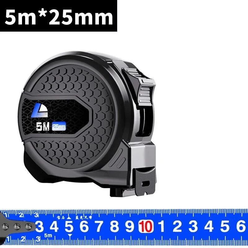 Самоблокирующаяся стальная рулетка, 1/5 шт, высокоточная лазерная струйная рулетка, Фотографическая линейка для защиты глаз