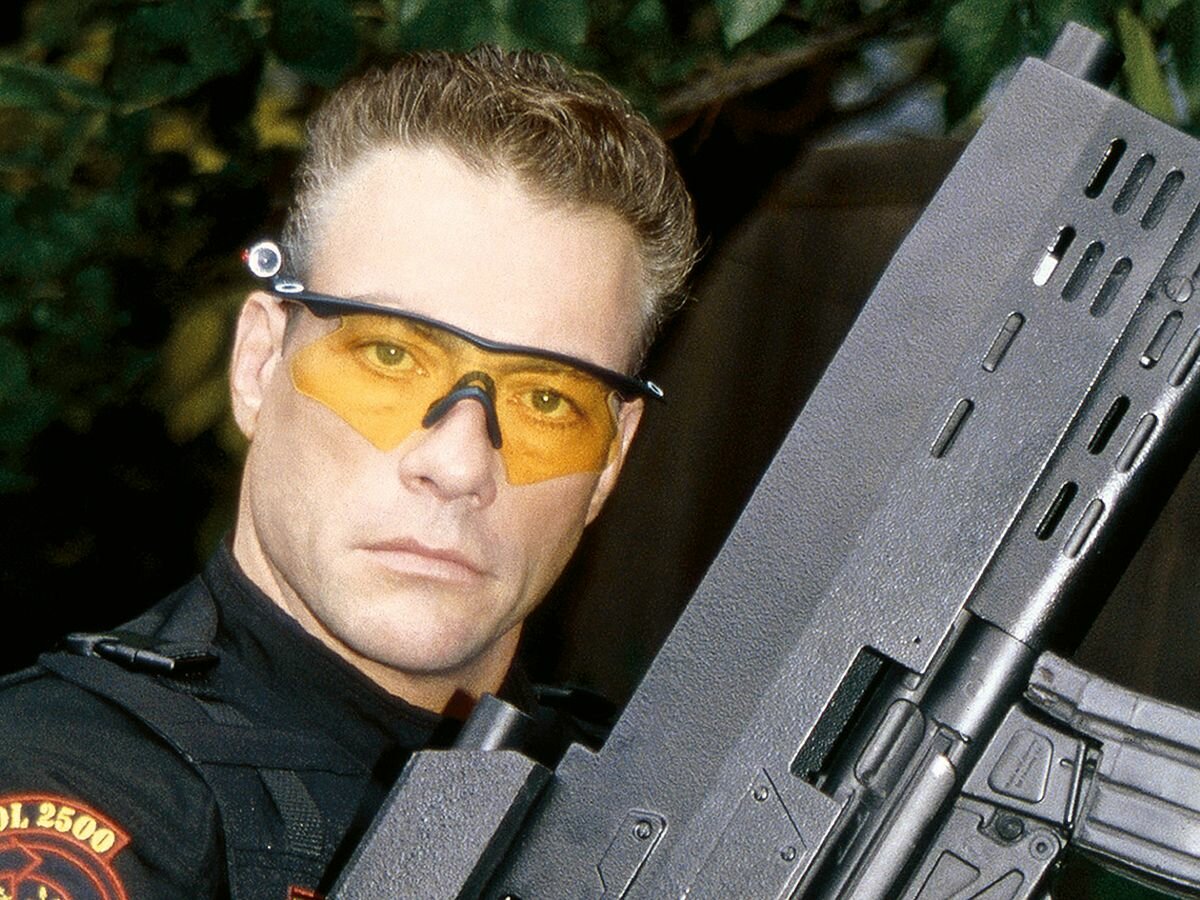 Постер. Герои боевиков. Жан-Клод ван Дамм (Универсальный солдат2). Формат А3.